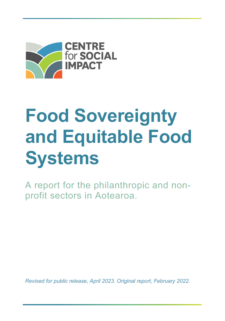 Report: Food Sovereignty and Equitable Food Systems • Foundation North ...